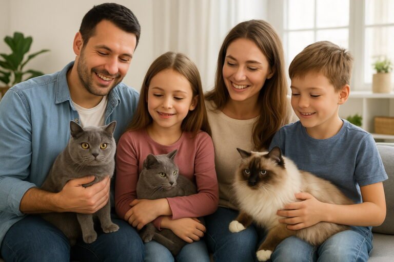 Best Cat Breed for Busy Family: Top Low-Maintenance and Kid-Friendly ...